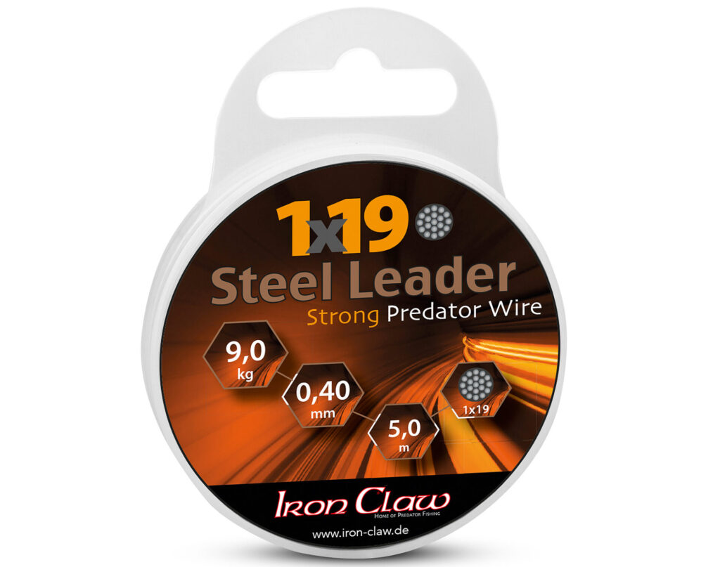 IRON CLAW COATED & STEEL LEADER - RAUBFISCH